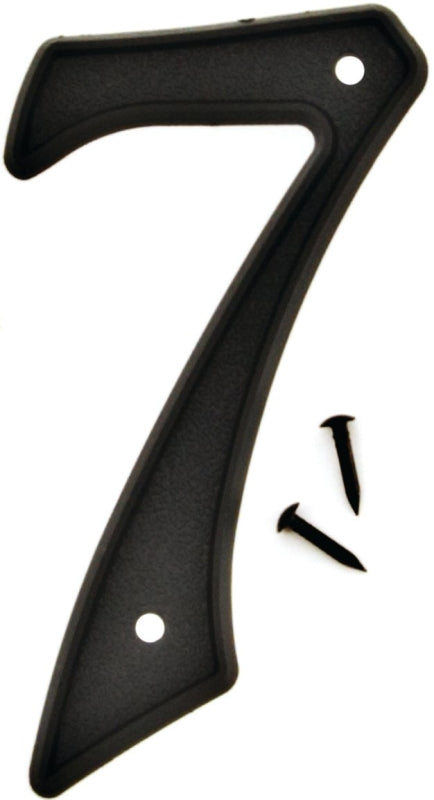 Hy-Ko PN-29 Series PN-29/7 3D House Number, Character: 7, 4 in H Chara ...