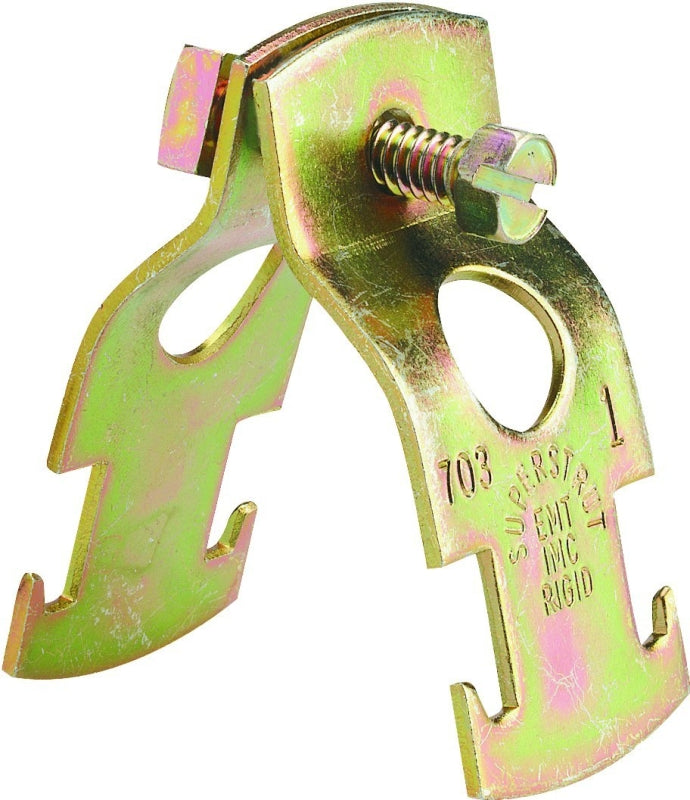 SuperStrut Z703 2-25 Pipe Clamp, Steel, Gold, Galvanized – SupremeDIY