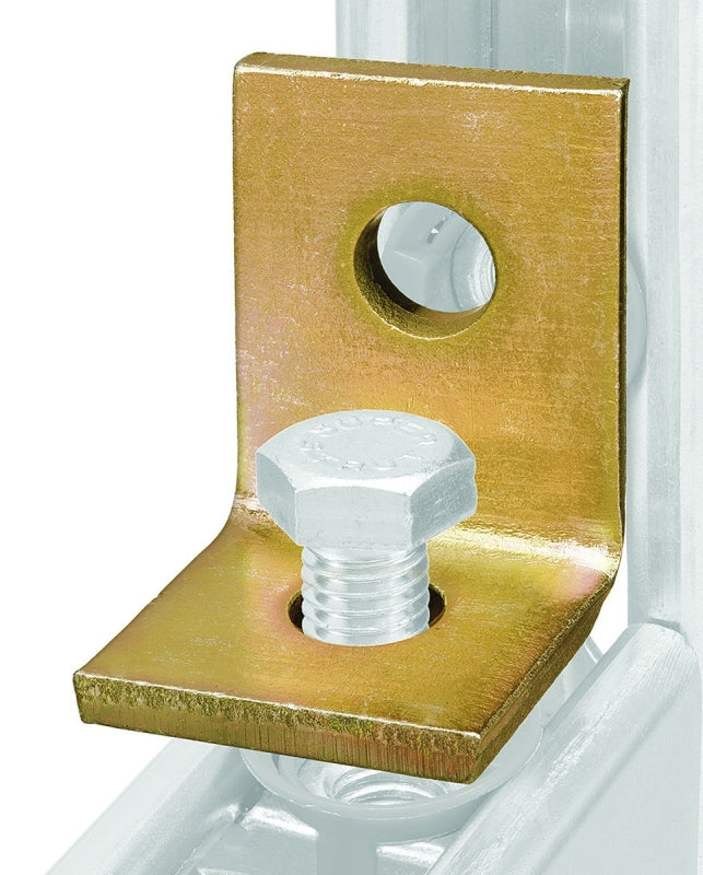 SuperStrut 200 ZAB201-10 Angle Bracket Fitting, Steel, Gold, Galvanize ...