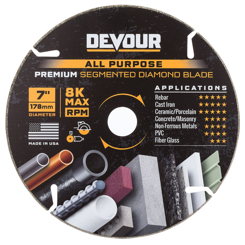 NuTek DEVOUR 7 in. D Diamond Segmented Cutting Wheel – SupremeDIY