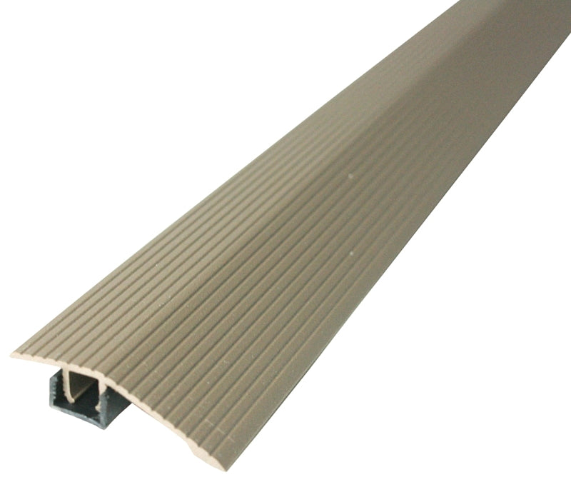 M-D 43319 Seam Binder, 36 in L, 1-13/16 in W, Fluted Surface, Metal, S ...