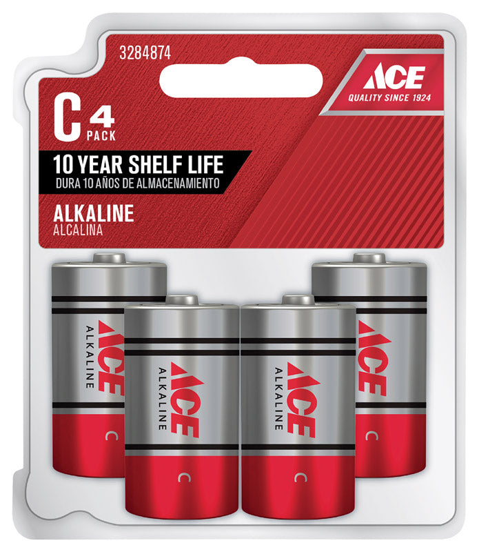 Ace C Alkaline Batteries 4 pk Carded – SupremeDIY
