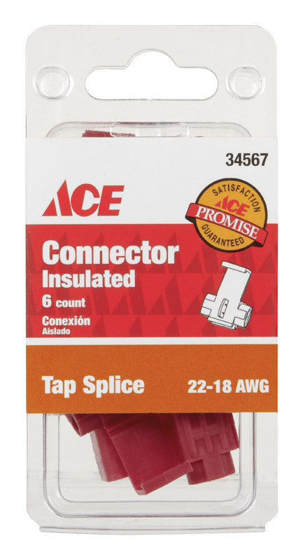 Ace Insulated Wire Tap Splice Connector Red 6 pk – SupremeDIY
