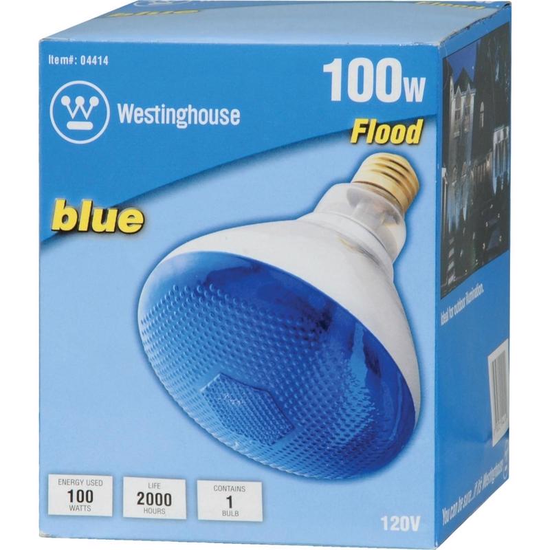 Westinghouse 100 W Reflector Incandescent Bulb E26 (Medium) Blue 1 pk ...