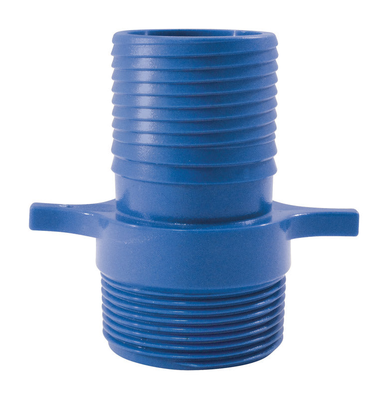 Apollo Blue Twister 1-1/2 in. Insert in to X 1-1/2 in. D MPT Acetal Ma ...