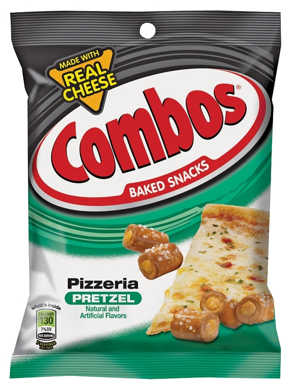 Combos MMM42006 Pizzeria Snacks, Pizza Flavor, 6.3 oz Bag, Pack of 12 ...