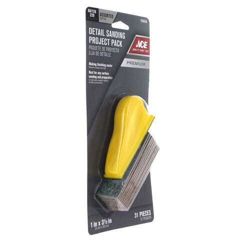 Ace MicroZip 1 in. W X 3 in. L Assorted Assorted Grit Sanding Tool ...