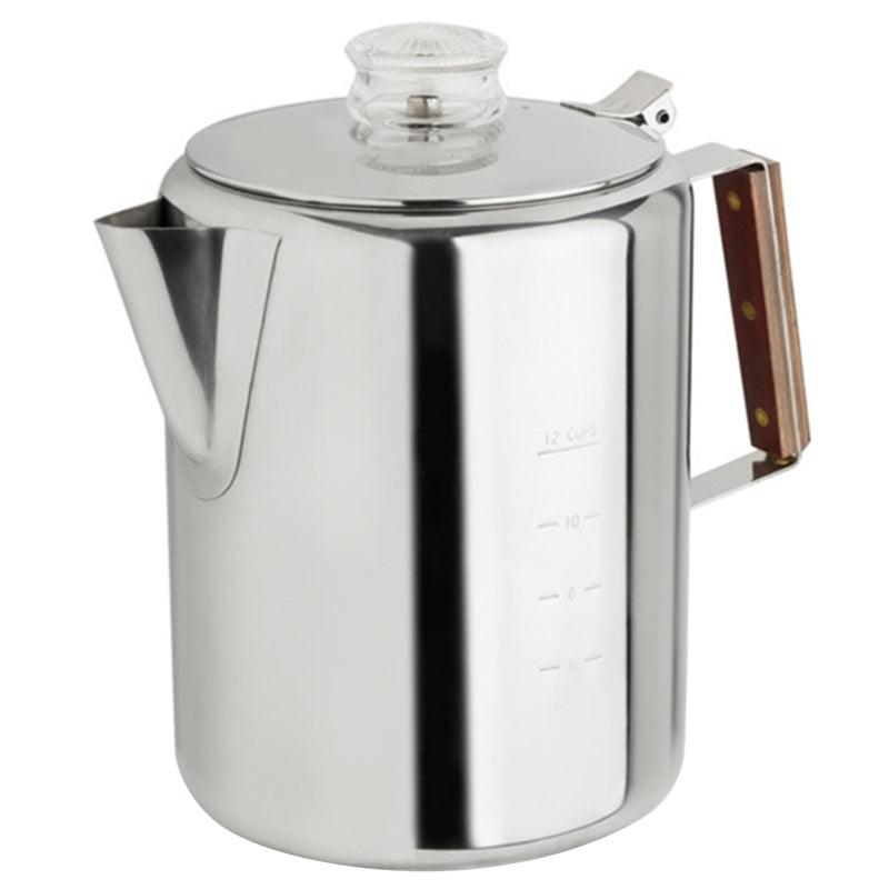 Fitz-All Rapid Brew 12 cups Silver Stovetop Percolator – SupremeDIY