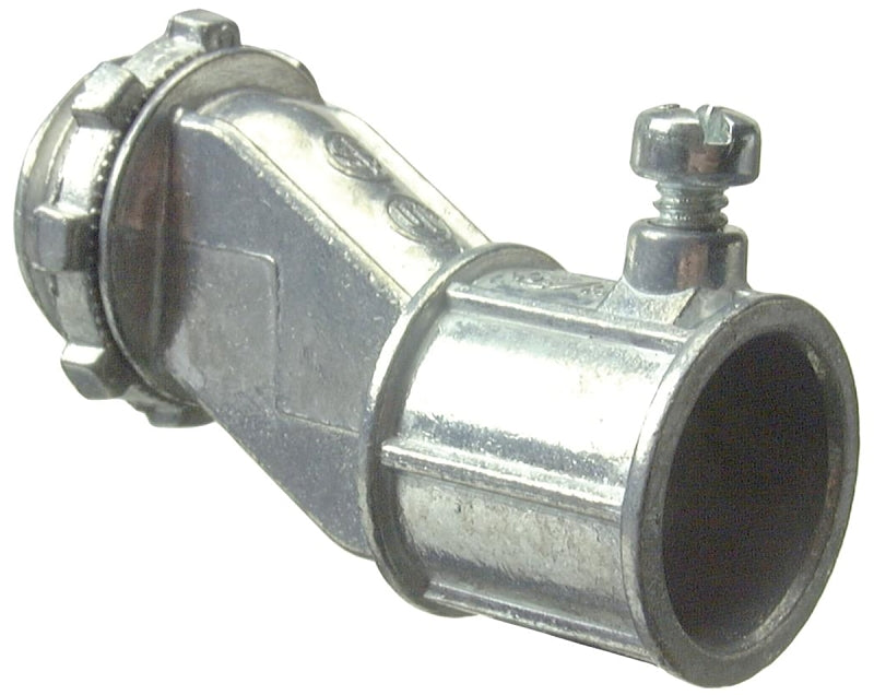 Halex 03705B Offset Connector, 1/2 in, Zinc – SupremeDIY