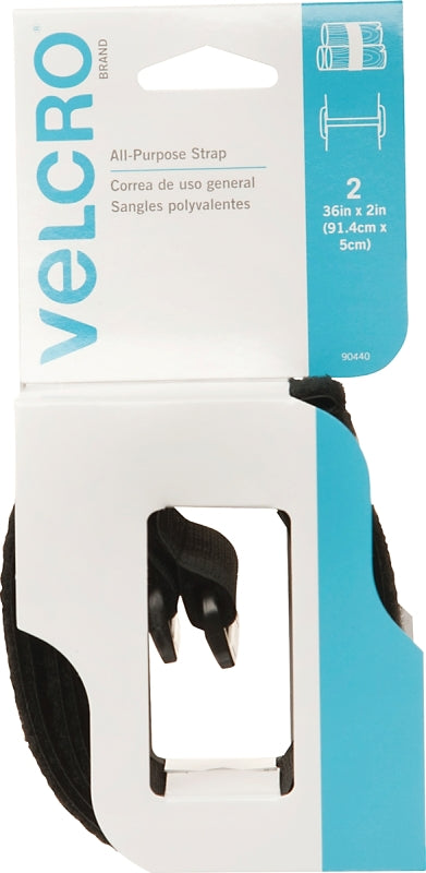 VELCRO Brand 90440 Fastener, 2 in W, 36 in L, Velcro, Black – SupremeDIY