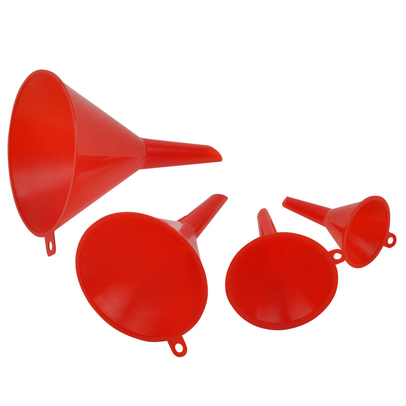 Home Plus Red Plastic Funnel Set – SupremeDIY