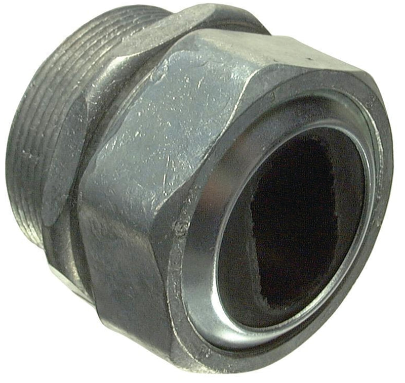 Halex 08212B Watertight Connector, 1-1/4 in Hub, Compression, Zinc ...