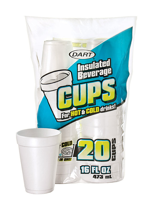 Dart Foam Insulated Beverage Cups 20 pk, Pack of 12 – SupremeDIY