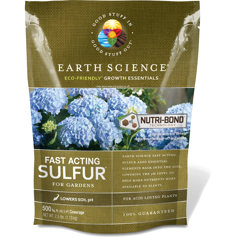 Earth Science Growth Essentials Soil Sulphur 500 sq ft 2.5 lb – SupremeDIY