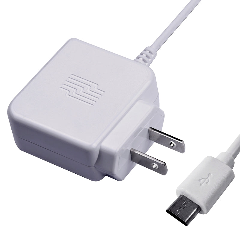 Zenith PM1001WCMC Wall Charger, White, For: Micro-B USB Device, 2.4 V ...