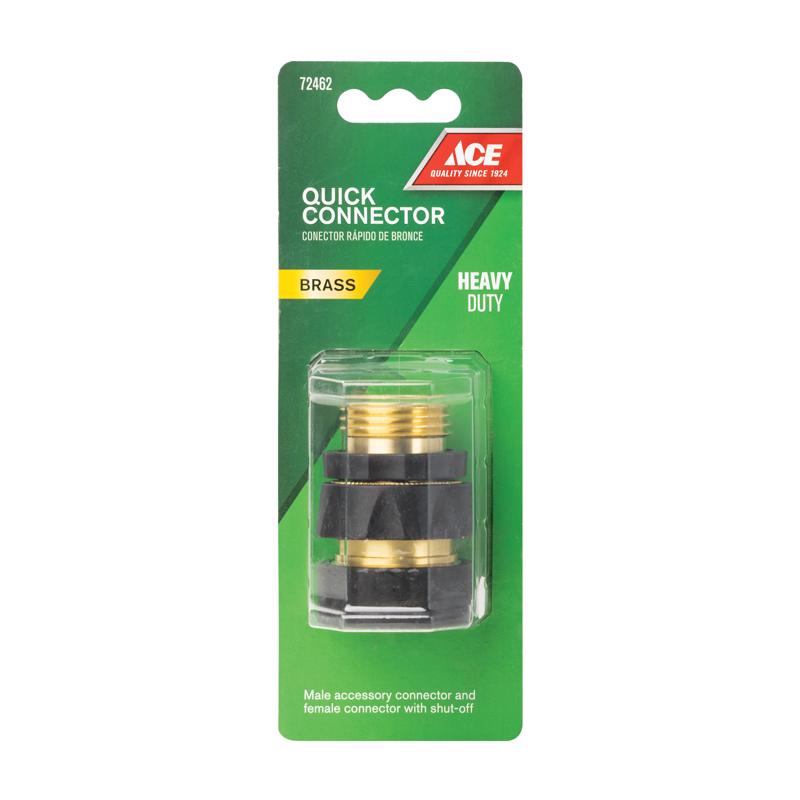 Ace Brass Threaded Male/Female Quick Connector Coupling – SupremeDIY