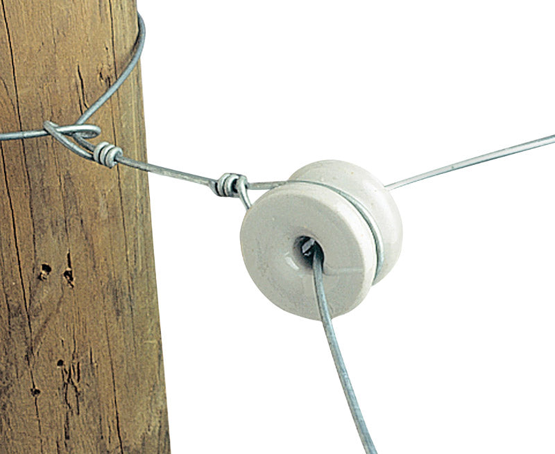 Gallagher Corner Post Donut Insulator White – SupremeDIY