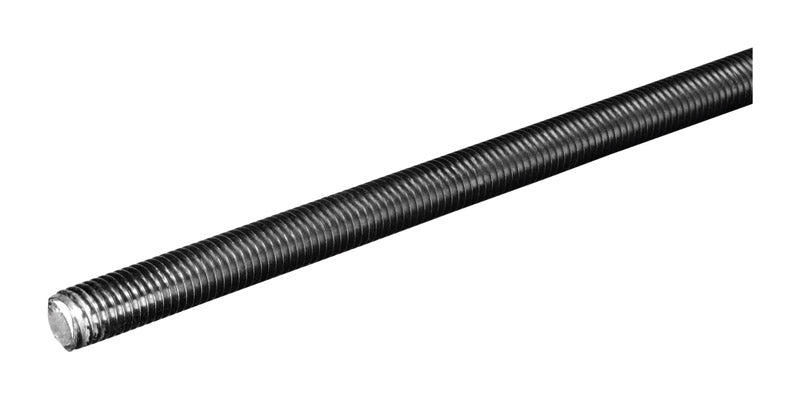SteelWorks 1/4 in. D X 36 in. L Stainless Steel Threaded Rod, Pack of ...