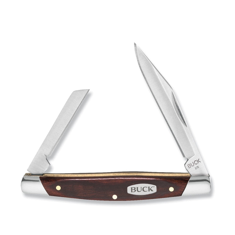 Buck Knives Deuce Brown 420J2 Stainless Steel 2.63 in. Pocket Knife ...