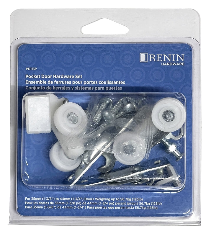 Renin PD113P Knock Down Frame Kit, 96 in L Track, For: 1-3/8 to 1-3/4 ...