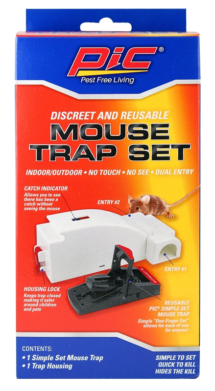 Pic MTK Mouse Trap Set, 8 in L, 4.2 in W, 2.9 in H – SupremeDIY