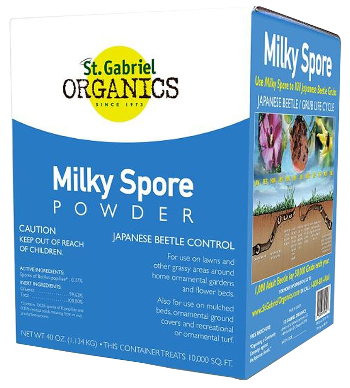 St. Gabriel ORGANICS 80040-6 Milky Spore Powder, 40 oz – SupremeDIY