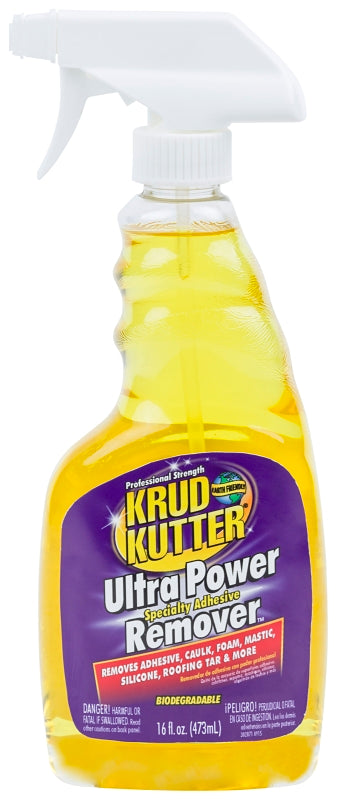 Krud Kutter 302815 Adhesive Remover, Liquid, Citrus, Orange, 16 oz, Sp ...