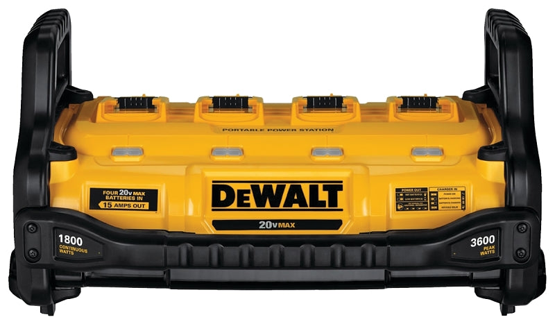 DEWALT DCB1800B Power Station and Simultaneous Battery Charge, 120 V I ...